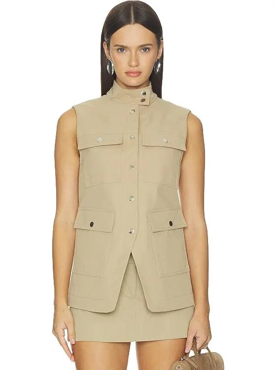 ALIGNE Winnie Pocket Gilet - Camel