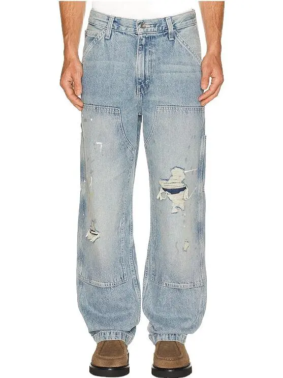LEVI'S 568 Loose Straight Double Knee Jeans - Diving Ducks