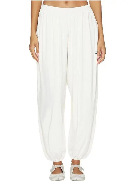 NIKESKIMS Stretch Knit Harem Pants - Ivory