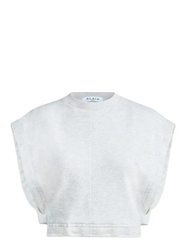 Alaïa Cotton Top - Grey