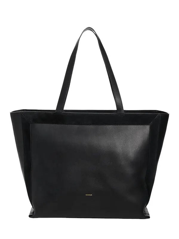 WANDLER Ida Trio Mini Leather Crossbody Bag - Black