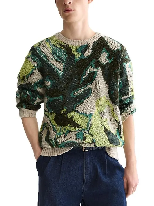 Scotch & Soda Watercolor Plant Sweater - Watercolour