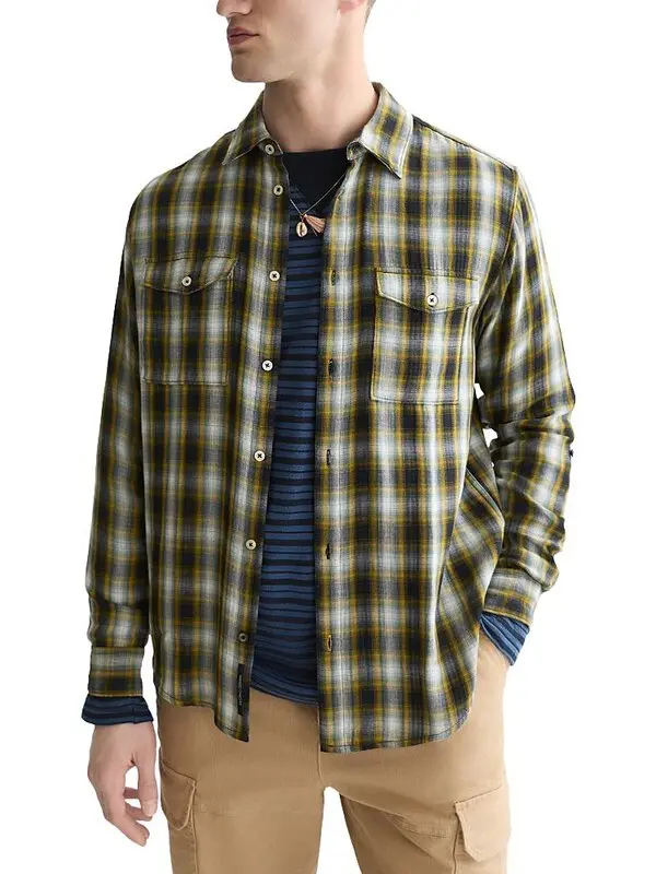 Scotch & Soda Double Face Check Shirt - Meteorite