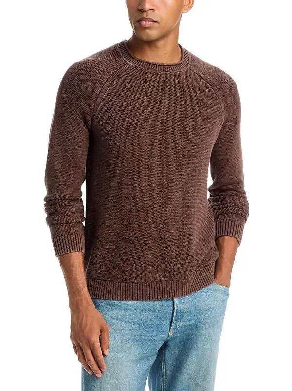 Marine Layer Raglan Roll Neck Sweater - Java