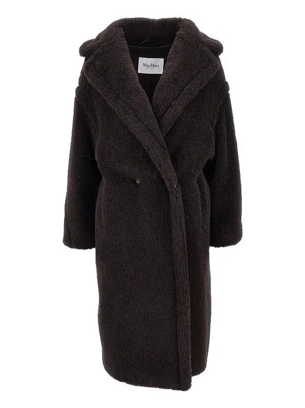 Max Mara Alpaca And Wool Teddy Bear Icon Coat - Brown