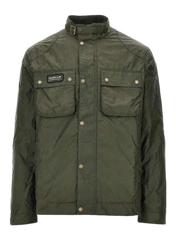 BARBOUR INTERNATIONAL Merton Waxed Jacket - Green