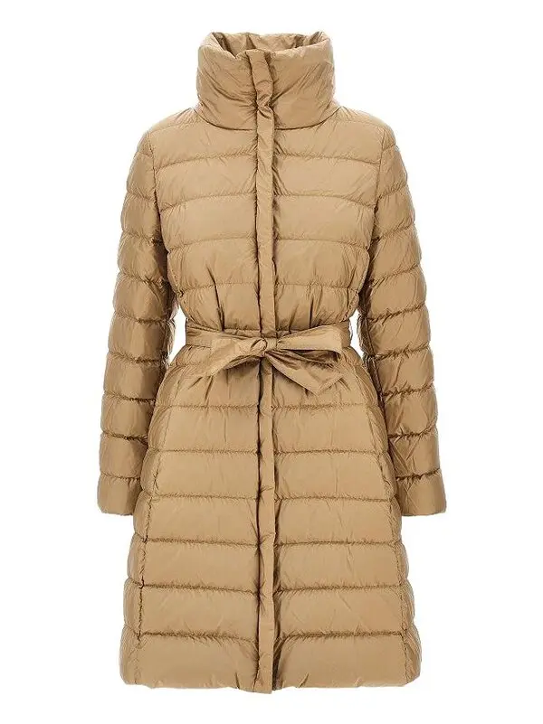 Max Mara Quilted Down Jacket - Beige