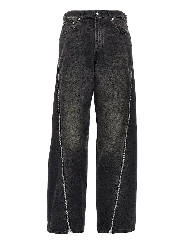HAIKURE Bonnie Zip Denim Jeans - Black