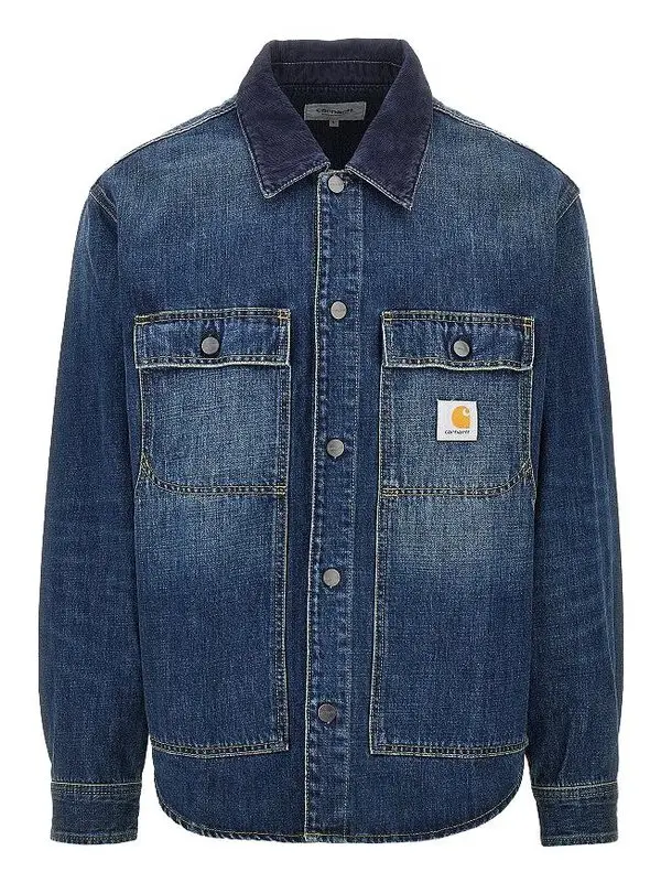 Carhartt Work In Progress Oakland' Denim Overhirt - Blue