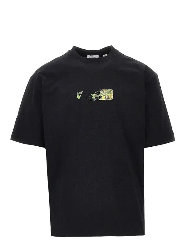Off-White Motion Arrow Kate' Jerey T-hirt - Black
