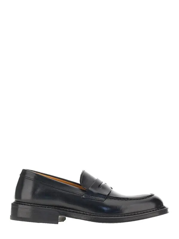 JUAN LACARCEL BY CALCE Leather Loafers - Black
