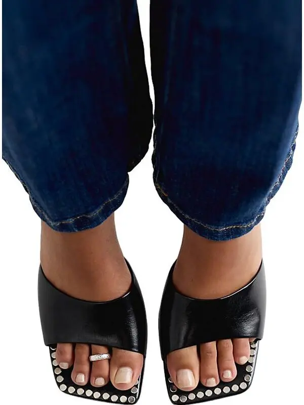 Jeffrey Campbell Mr. Big Studded Heels - Black