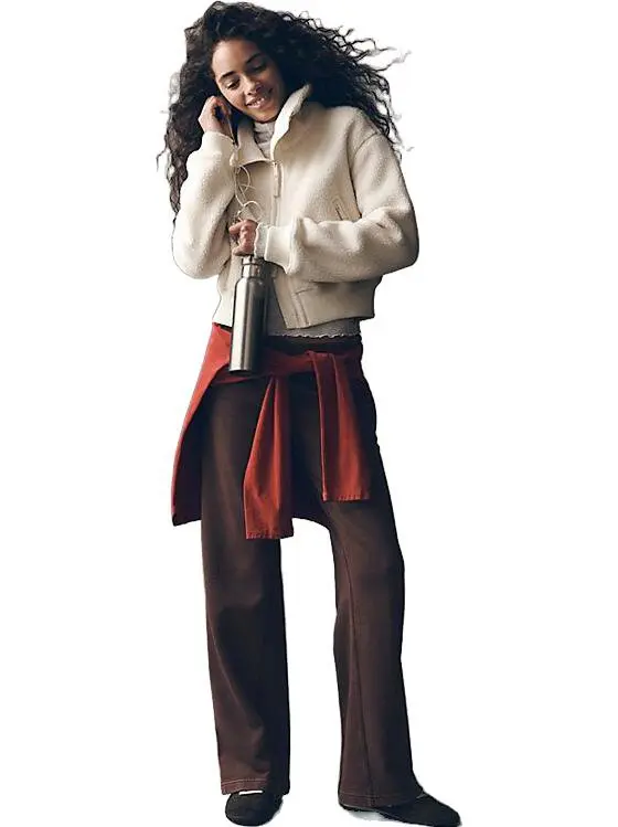 Free People All Star Low-rise Pants - Cocoa