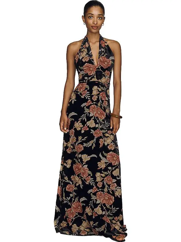 Dress The Population Brighton Dress - Black Pattern