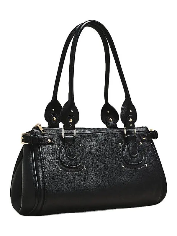 Anthropologie Studded Shoulder Bag - Black