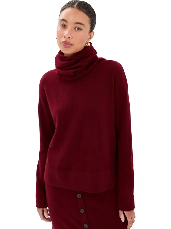 Altuzarra Lester Cashmere Turtleneck Sweater - Grenache