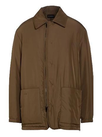 Emporio Armani Polyester Coat - Beige