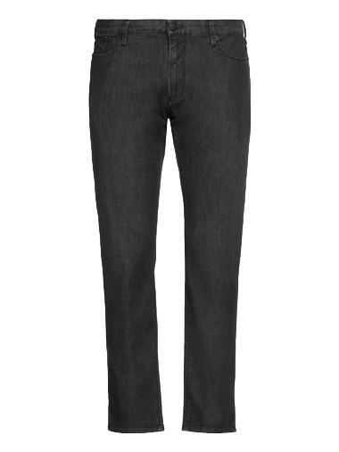 Emporio Armani Cotton Elastane Tapered Jeans - Grey