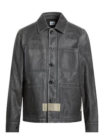 C.P. COMPANY Coated Effect Casual Jacket - Grey