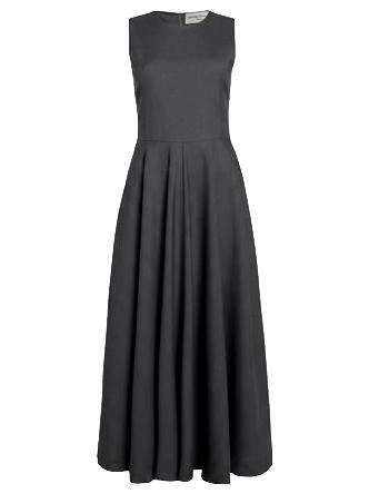 Officine Générale Maxi Dress Size Virgin Wool - Grey