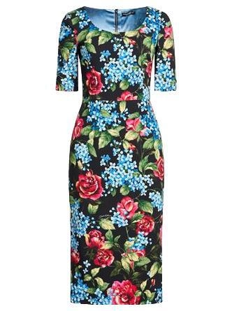Dolce & Gabbana The Gorham Down Jacket Midi Dress Size Viscose, Elastane - Black