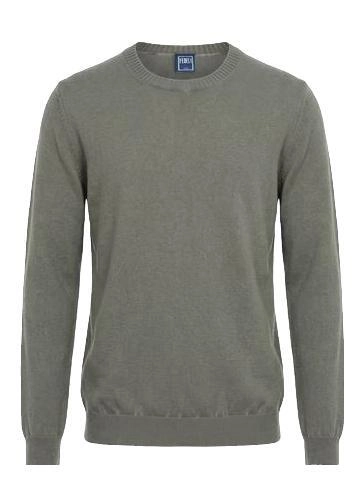 Fedeli Cashmere Crewneck Sweater - Grey