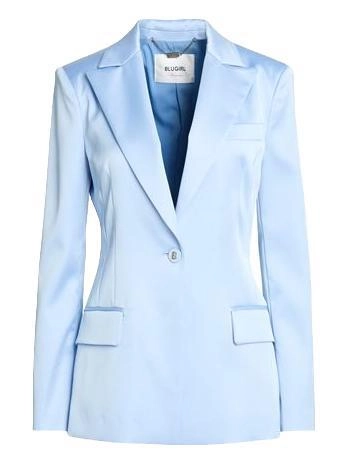 BLUGIRL Polyester Elastane Blazer - Light Blue