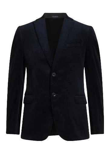 Emporio Armani Blazer Size Cotton - Blue