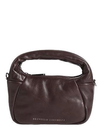 Brunello Cucinelli Leather Hobo Bag - Brown