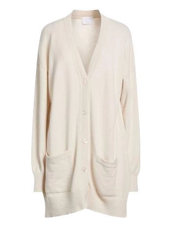 DANIELE FIESOLI Danielle Fiesoli Merino Wool And Cashmere Cardigan - Ivory