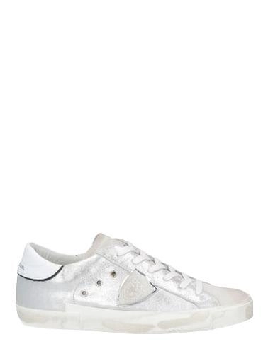 Philippe Model Light Soft Leather Sneakers - Grey