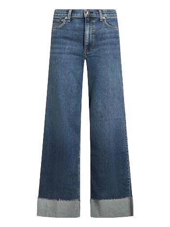 Rag & Bone Wide-leg Denim Jeans - Blue