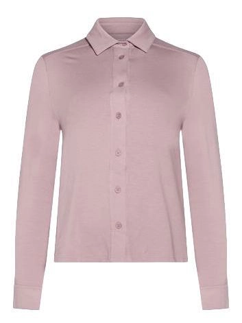 Majestic Filatures Viscose And Elastane Long Sleeve Shirt - Pink