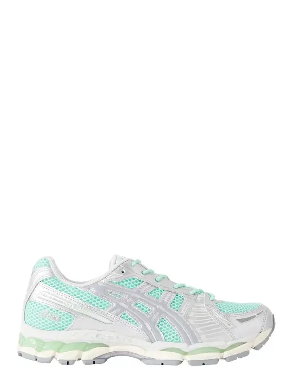 Asics Paneled Retro Cushion Running Sneakers - White