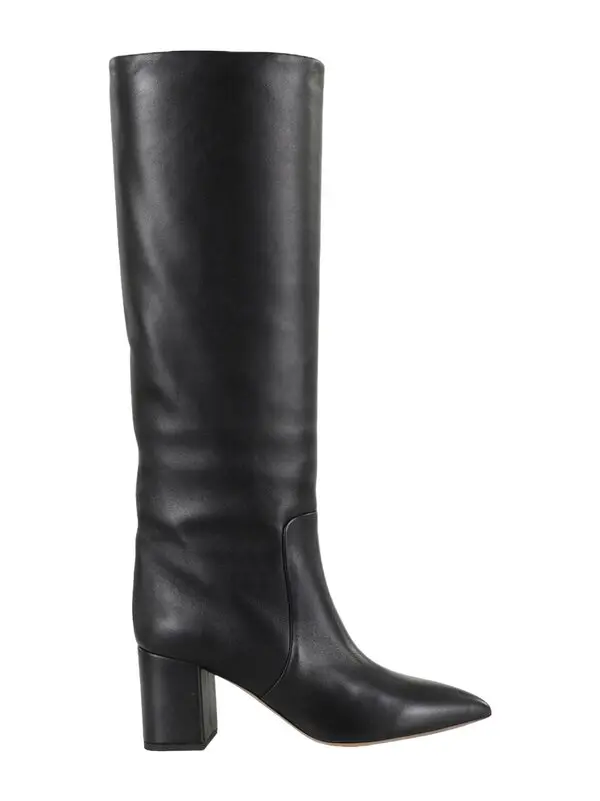 Paris Texas Leather Ankle Boots - Black