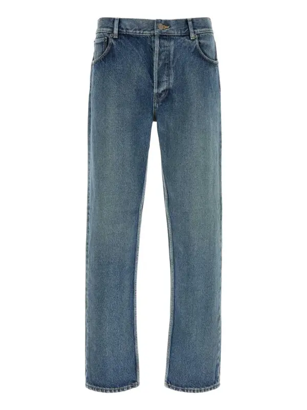 THE ROW Moe High-waist Straight-leg Jeans - Blue