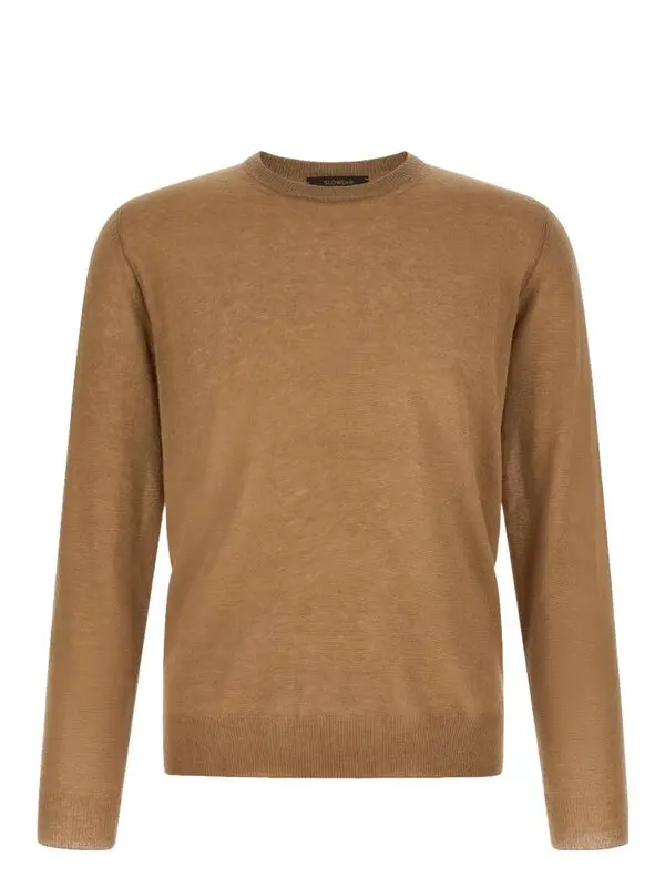 ZANONE Giro Crew Neck Knitted Sweater - Brown
