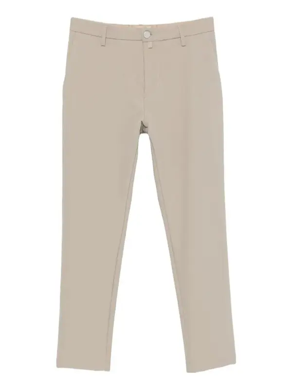 Jacob Cohen Logo-plaque Trousers - Light Brown