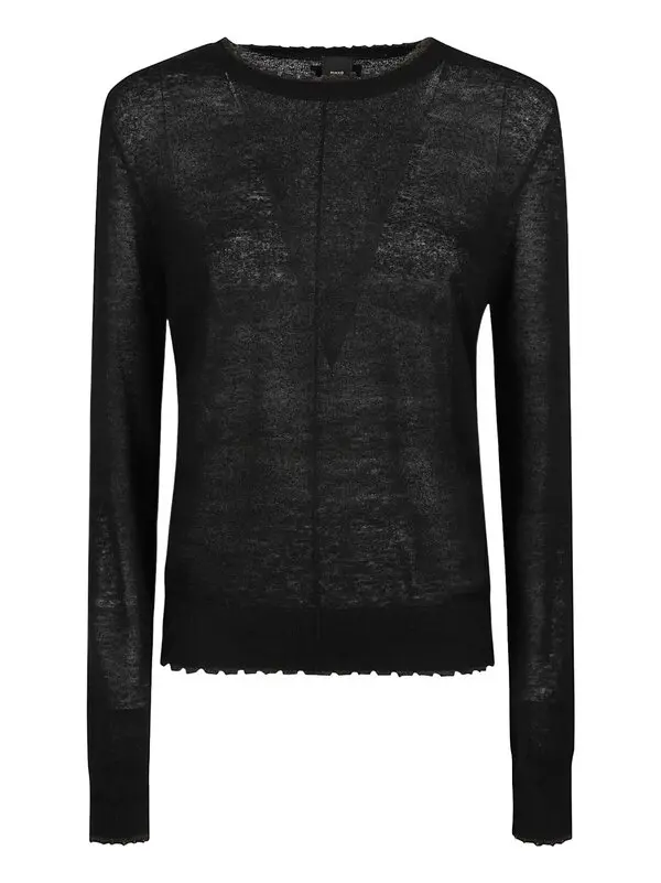 Pinko Long-sleeved Pullover - Black
