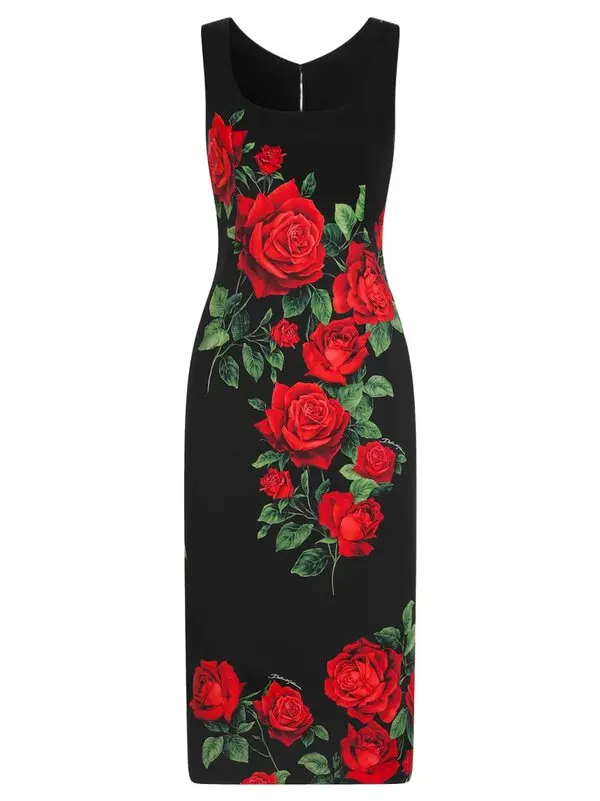 Dolce & Gabbana Sleeveless Dress - Black