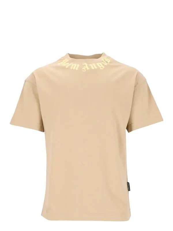Palm Angels Logo T-shirt - Beige