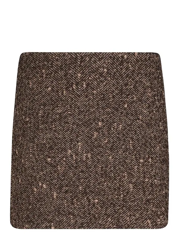 ERMANNO FIRENZE Mini Skirt - Moro