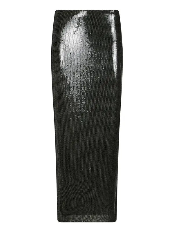 Patrizia Pepe Sequin-embellished Maxi Skirt - Green