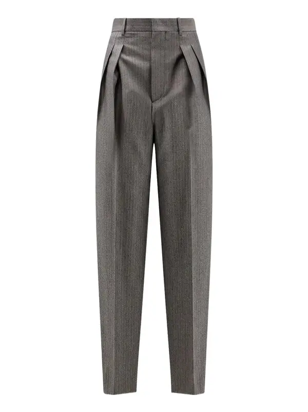 Bottega Veneta Tailored Pleated Trousers - Black