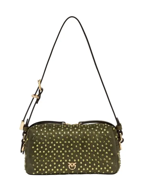 Pinko Embellished Mini Baguette Bag - No