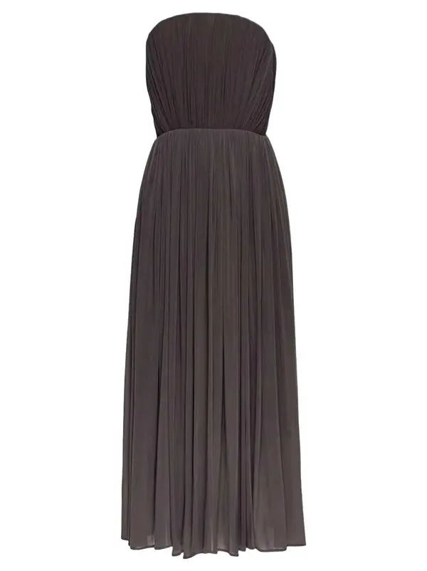 Magda Butrym Off-the-shoulder Dress - Brown