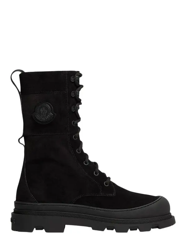 Moncler Vera High-top Lace-up Boots - Black