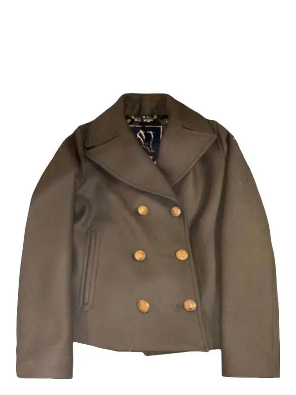 SEALUP Double-breasted Peacoat - No