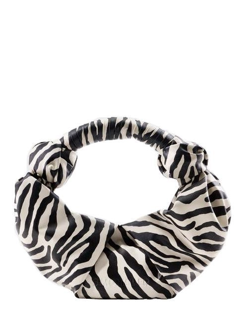 SIMONMILLER Vegan Leather Lopsy Bag - Zebra Trip