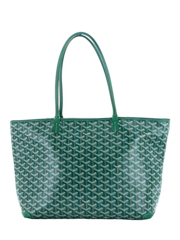 Goyard Artois Tote Coated Canvas Mm - Green
